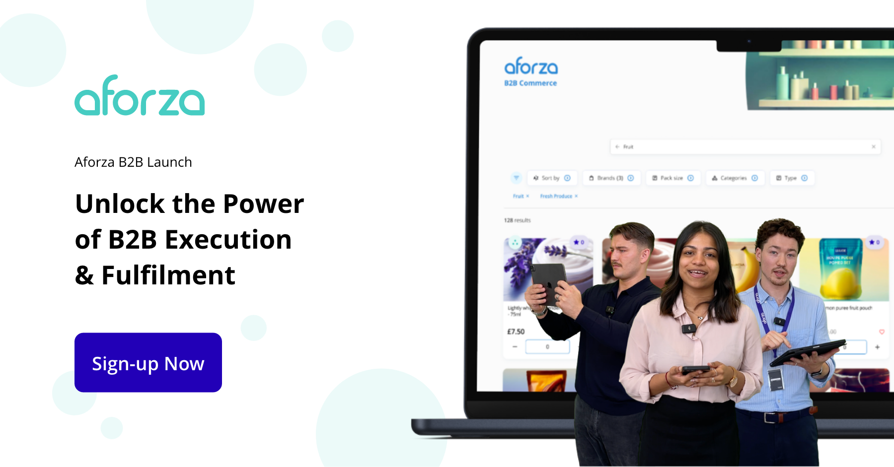 Aforza B2B Launch Webinar